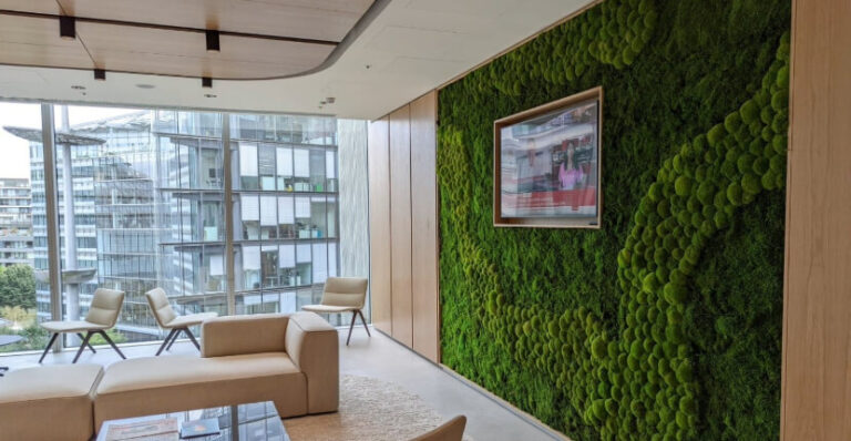 Interior Moss Walls – Living Wall Panels Made with Preserved Moss ...